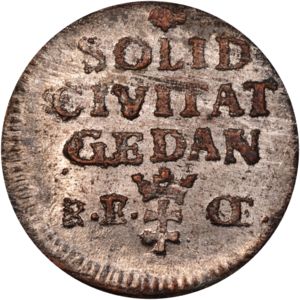 Moneda: 1 Solidus (Danzig(1764~1795 - 29th King Stanisław August ...