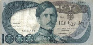 Banknote: 1,000 Escudos (Portugal(1968-1982 Issue) Wor:P-175a.6