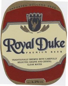 Drink Label: Royal Duke Premium Beer (Bavaria Lieshout Holland ...