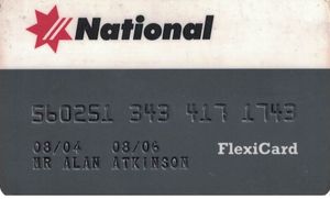 Tarjeta de Banco: National - FlexiCard (National Australia Bank ...
