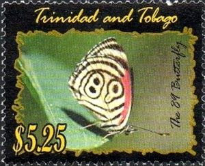 Stamp: The 89 Butterfly (Diaethria clymena) (Trinidad and Tobago ...