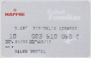 Tarjeta Funcional: Mapfre - Salud Familiar (Insurance, España(Mapfre ...