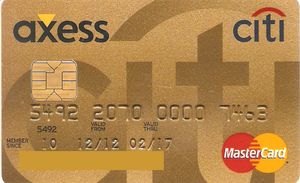 Bank Card: AXESS - Citi (Citibank, Türkiye (Turkey)Col:TR-MC-0191