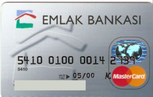 Bank Card: Emlak Bankası (Emlak Bankası, Türkiye (Turkey)Col:TR-MC-0201