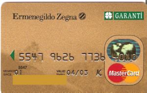 Bank Card: Garanti (Garanti Bankası, Türkiye (Turkey)Col:TR-MC-0226