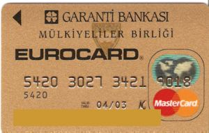 Bank Card: Garanti-Mülkiyeliler Birliği (Garanti Bankası, Türkiye ...