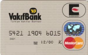 Banka Kartı: VakıfBank - Eurocard (VakifBank, TürkiyeCol:TR-MC-0024