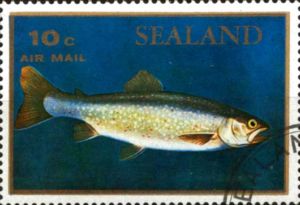 Stamp: Fish (United Kingdom: Sealand Cinderella Stamps(Sea Life) Col:SN ...