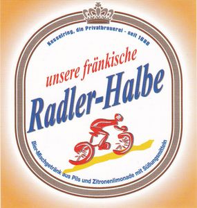 Etiqueta de bebida: Radler-Halbe (Privatbrauerei Kesselring ...