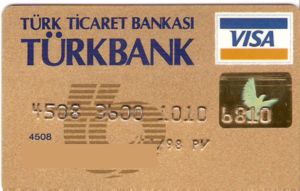 Bank Card: Türkbank (Türk Ticaret Bankası (Turkey), Türkiye (Turkey)Col ...