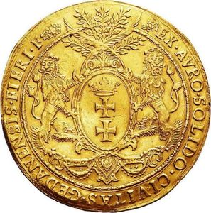 Moneda: 8 Ducats (Danzig(1587~1632 - 21st King Sigismund III Vasa) WCC:km12