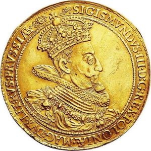 Moneda: 8 Ducats (Danzig(1587~1632 - 21st King Sigismund III Vasa) WCC:km12