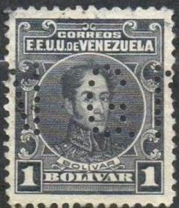 Briefmarke: Simón Bolívar (Venezuela) (Official Stamps - Simón Bolívar different Frames) Mi:VE ...