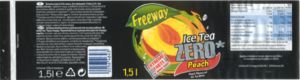 Drink Label: Freeway, Ice Tea Peach ZERO (Lidl Hellas & Co O.E ...