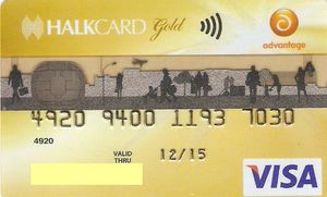 Tarjeta de Banco: HalkCard-Advantage-Gold (Halkbank, Türkiye (Turquía ...