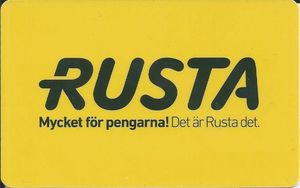 Presentkort: Mycket för pengarna! Det är RUSTA det (Rusta, Sverige ...