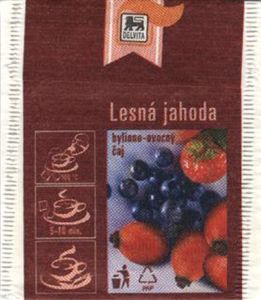 Theezakje: Lesní jahoda (Delvita, Tsjechië(Ovocný čaj) Col:TB-CZ-00038 🍵