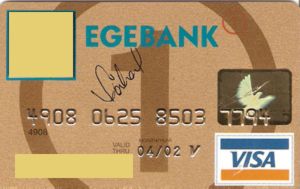 Bank Card: Egebank (Egebank, Türkiye (Turkey)Col:TR-VI-0298
