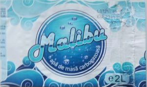 Drink Label: Malibu (SC Rio Bucovina SRL, RomaniaCol:RO-WATER-000059