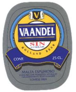 Drink Label: Vaandel SIN (Bavaria Lieshout Holland, NetherlandsCol:NL ...