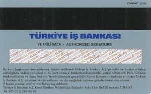 Bank Card: Bankamatik (Türkiye İş Bankası, Turkey) Col:TR-VE-0004.02