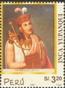 Stamp: Inca Yupanqui (Peru(Inca rulers) Mi:PE 1828,Sn:PE 1336,Yt:PE ...