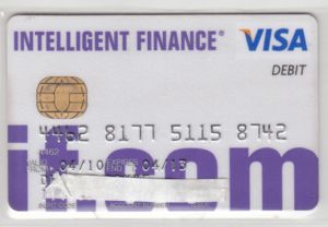 Bank Card: Intelligent Finance (Intelligent Finance, United Kingdom of ...