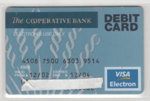 Bank Card: The Cooperative Bank (The Cooperative Bank, United Kingdom ...