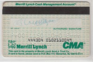Bank Card: Merrill Lynch Bank & Trust Co. (Merrill Lynch Bank & Trust ...