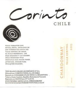 Drink Label: Corinto (Corinto Wines S.A., ChileCol:CL-WINE-000039