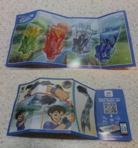 Meal Toy: Grey dragon (Kinder Surprise, Europe) (Kinder - Go Move ...