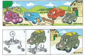 Meal Toy: Rino (Kinder Surprise, Worldwide(Kinder - Animal cars) Col:K97-90