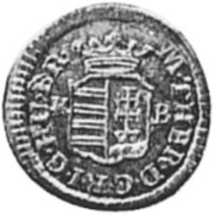 Coin: 1 Denar (Hungary(1740~1780 - 44th Queen Maria II Theresa (Empress ...
