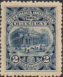Stamp: Solis Theatre, Montevideo (Uruguay(Definitives 1895) Mi:UY 101 ...