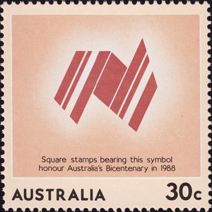 Stamp: Bicentenary Emblem (Australia(Bicentenary of Australian ...