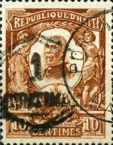 Stamp: General Pierre Nord Alexis (1820–1910) (Haiti) (Definitives) Mi ...