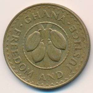 Coin: 50 Pesewas (Ghana(1967~2007 - Second Cedi) Col:GH-000018,WCC:km18 🪙