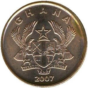 Coin: 1 Pesewa (Ghana(2007~Today - Third Cedi) WCC:km37
