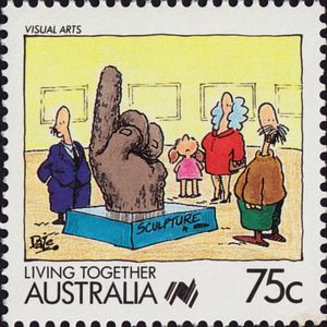 Stamp: Visual Arts (Australia(Living together) Mi:AU 1104,Sn:AU 1074,Yt ...