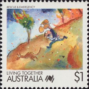 Stamp: Rescue & Emergency (Australia(Living together) Mi:AU 1092,Sn:AU ...