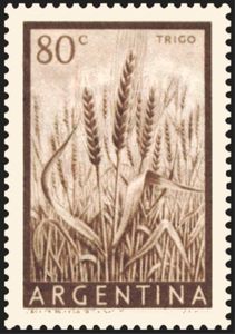 Stamp: Wheat (Argentina(Personalities and Landscapes - Photo) Gz :AR 712A