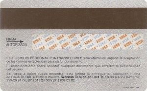 Bank Card: Caja Rural de Huelva - La fuerte (Caja Rural de Huelva ...