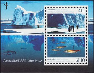 Stamp: Australia-Soviet Co-operation (Australia(Australia-USSR ...