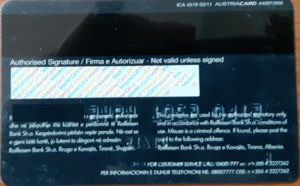 Bank Card: Raiffeisen Bank Albania MasterCard exp 2015 (Raiffeisen Bank ...