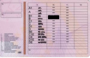 Functional Card: Driver's license Juhiluba Eesti (Driving Licences ...