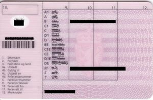 Functional Card: Forerkort Norge Driving Licence (Driving Licences ...