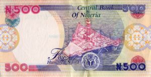 Banknote: 500 Naira (Nigeria(1984-2021 Issue) Wor:P-30b