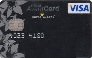 Bank Card: AvantCard (MBNA, Europa Bank, SpainCol:ES-VE-0323