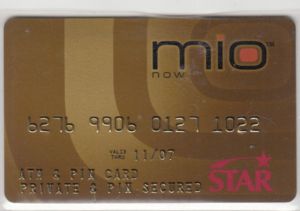 Bank Card: Mio Now (Bankfirst, United States of America) Col:US-GM-0062