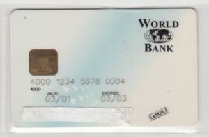 Bank Card: World Bank (World Bank, United States of AmericaCol:US-GM-0058